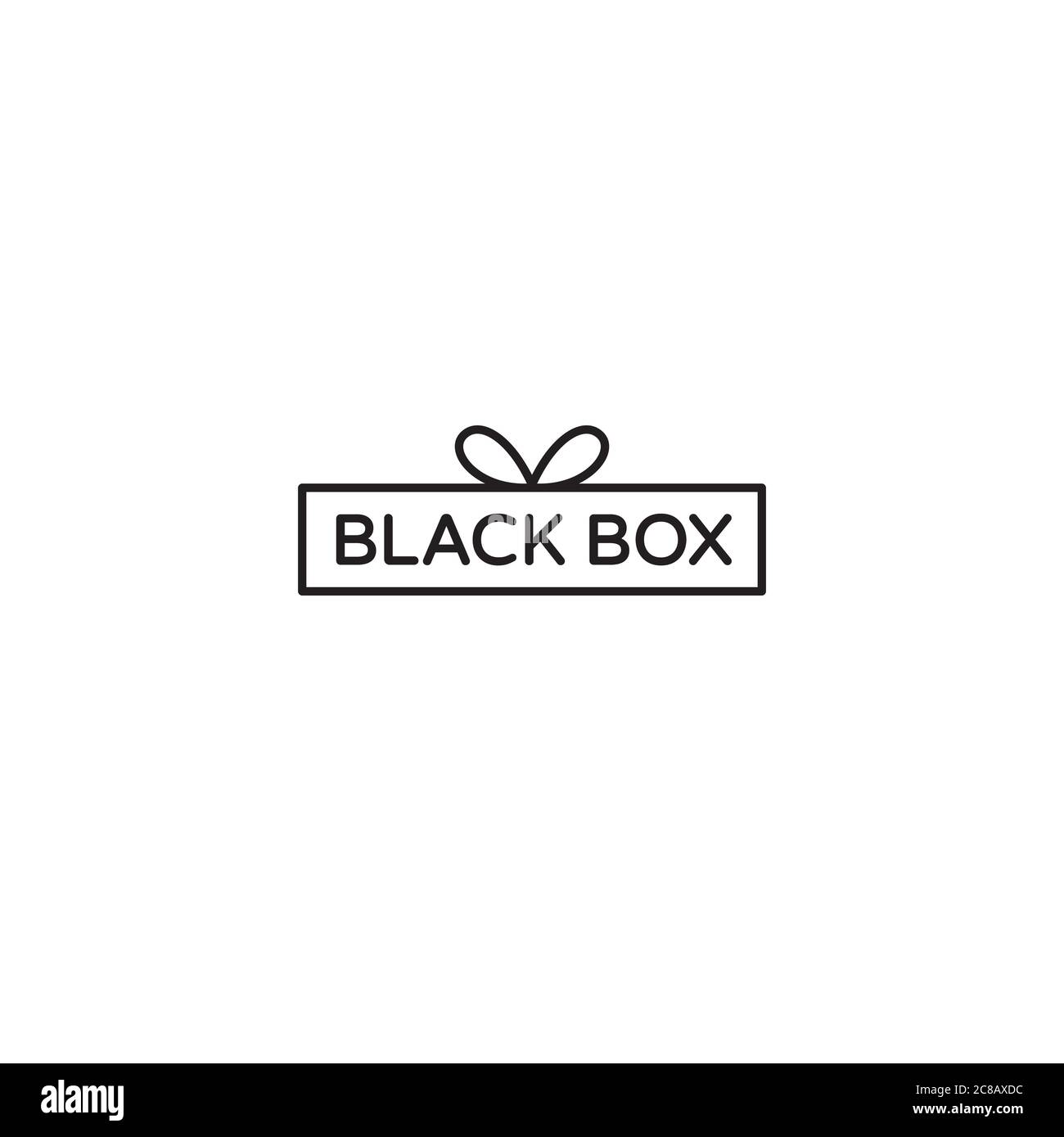 Logo box Schwarzweiß-Stockfotos und -bilder - Alamy