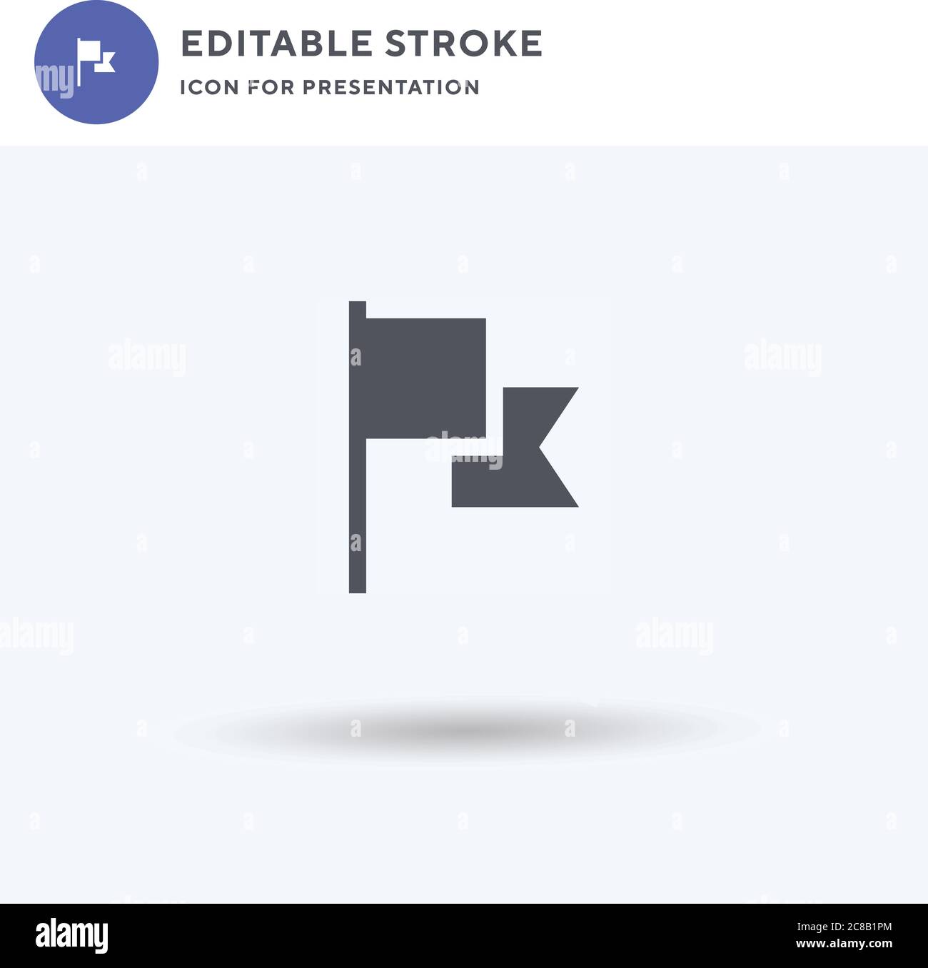 Rote Fahne Symbol Vektor, gefüllt flache Zeichen, solide Piktogramm ...