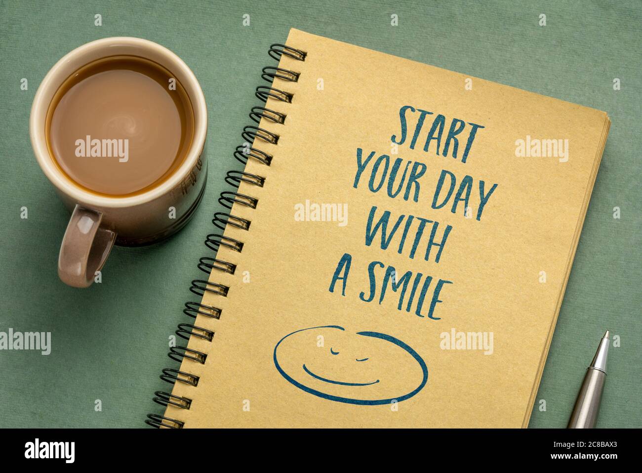 Beginnen Sie Ihren Tag Mit Kaffee Stockfotos und -bilder Kaufen - Alamy