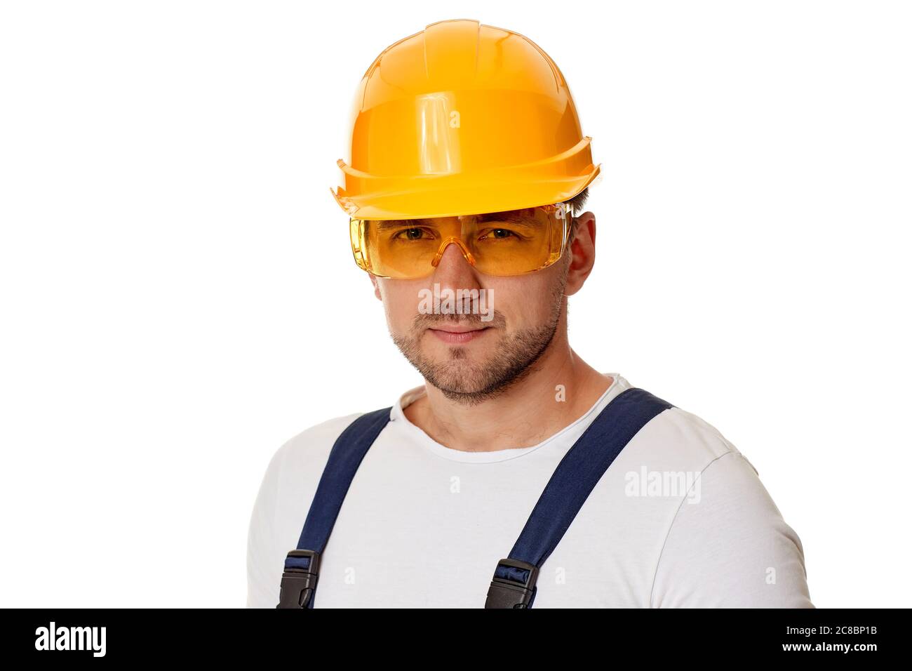 Gelber Arbeiterhelm Stockfotos und -bilder Kaufen - Alamy