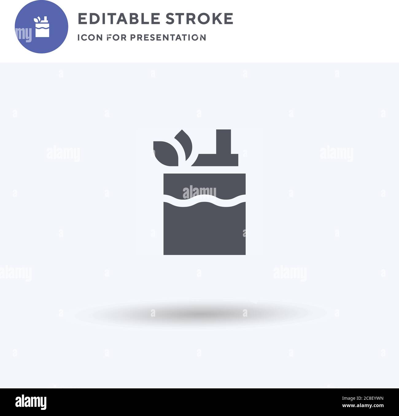 Iced Tea Icon Vektor, gefüllt flaches Zeichen, solides Piktogramm ...