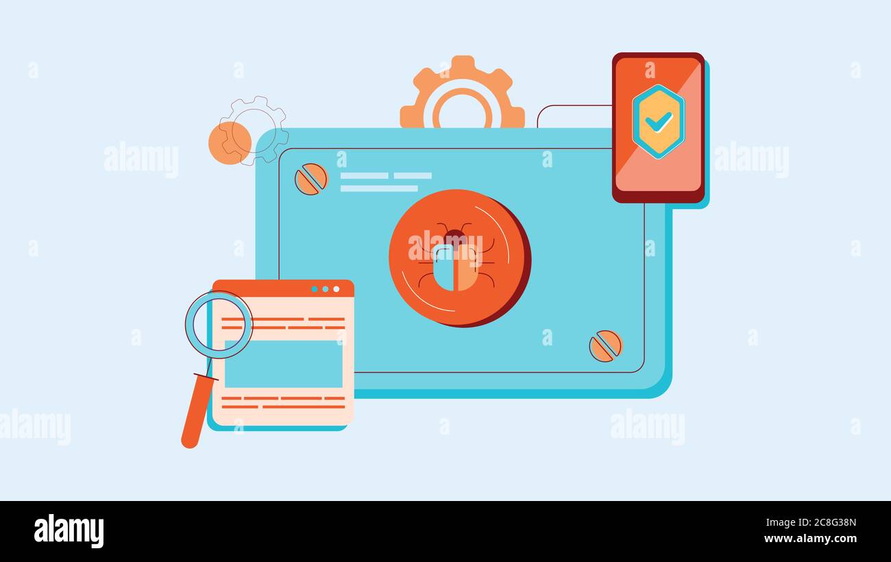 Bug illustration Stock-Vektorgrafiken kaufen - Alamy