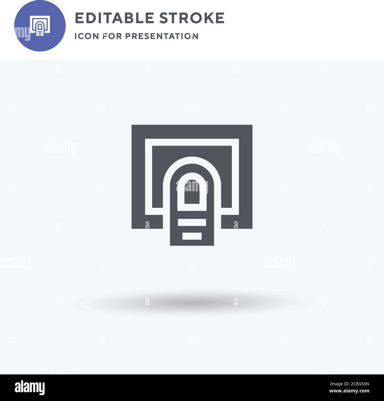 Finger-Symbol-Vektor, gefülltes flaches Zeichen, solides Piktogramm ...