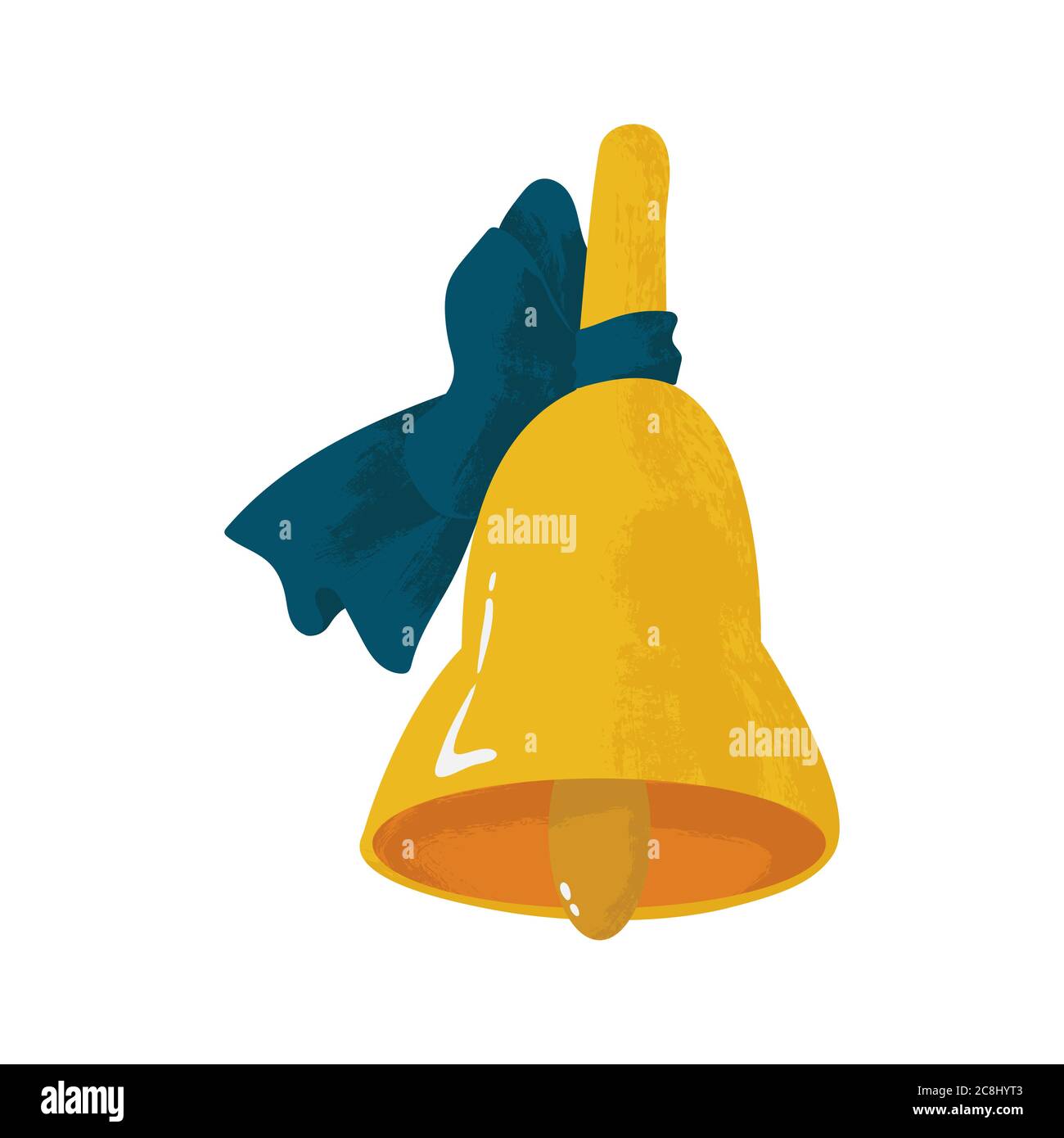 Willkommen zurück zur Schule Konzept. Schule Glocke Cartoons ...