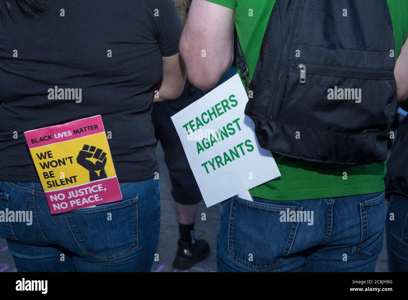 24. Juli 2020, Portland, OREGON, USA: Tausende von Black Lives Matter ...