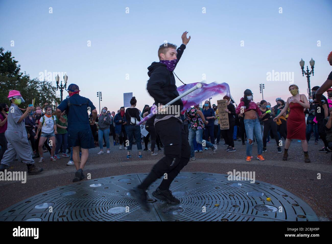 24. Juli 2020, Portland, OREGON, USA: Tausende von Black Lives Matter ...