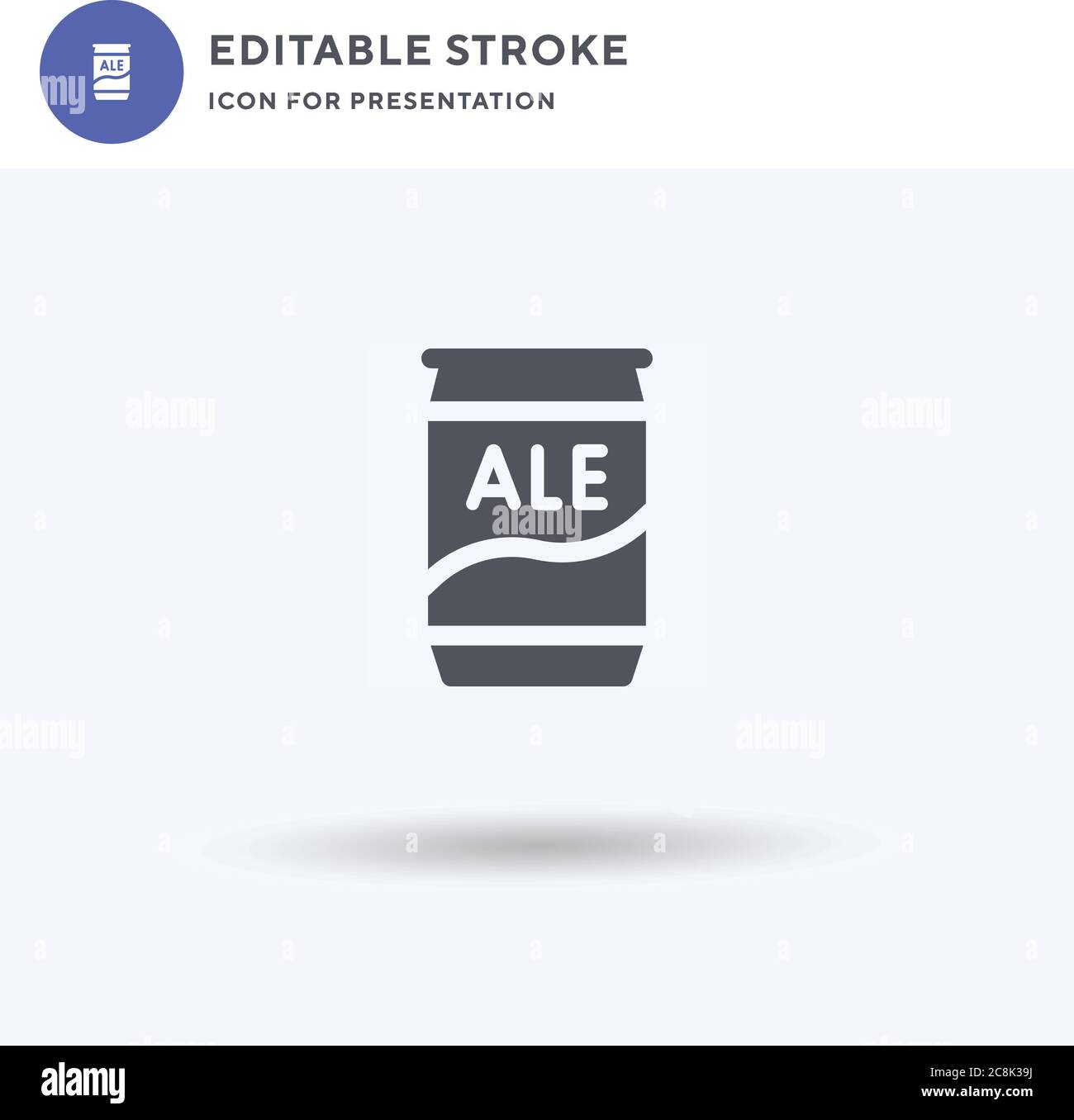 ALE Icon Vektor, gefülltes flaches Zeichen, solides Piktogramm isoliert ...