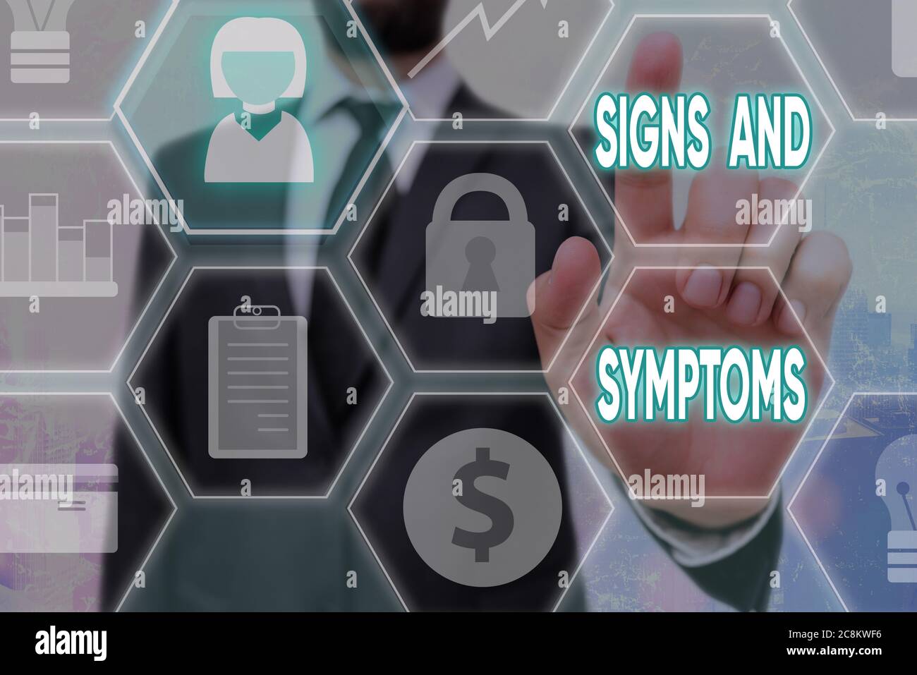 Textzeichen mit Anzeichen und Symptomen. Business Foto Text Anomalien ... Textzeichen mit Anzeichen und Symptomen. Business Foto Text Anomalien ...