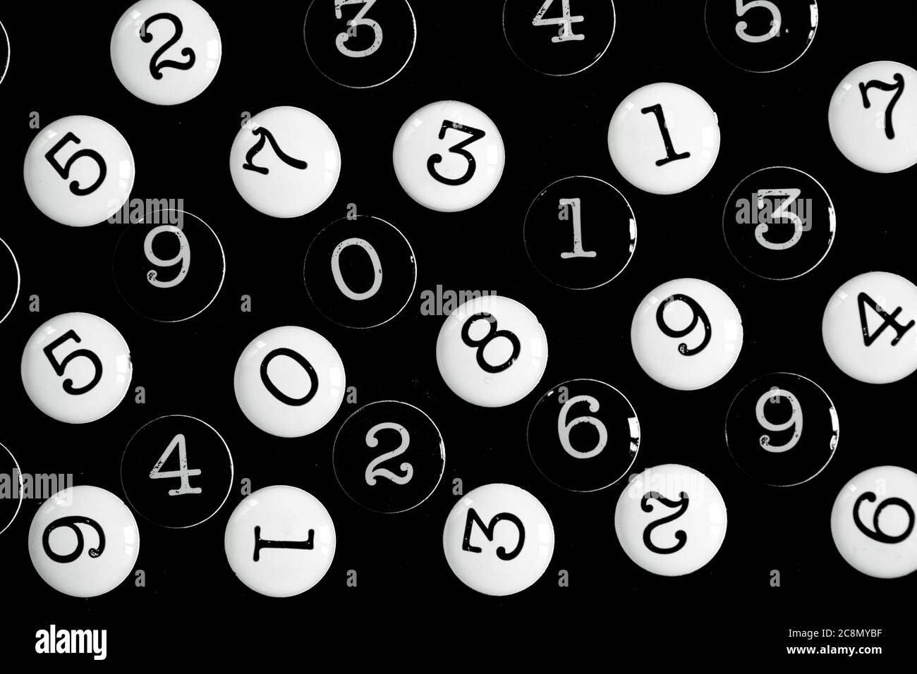Hintergrund der Zahlen. Von Null bis neun. Nahtlose Textur mit Farbe ... Hintergrund der Zahlen. Von Null bis neun. Nahtlose Textur mit Farbe ...