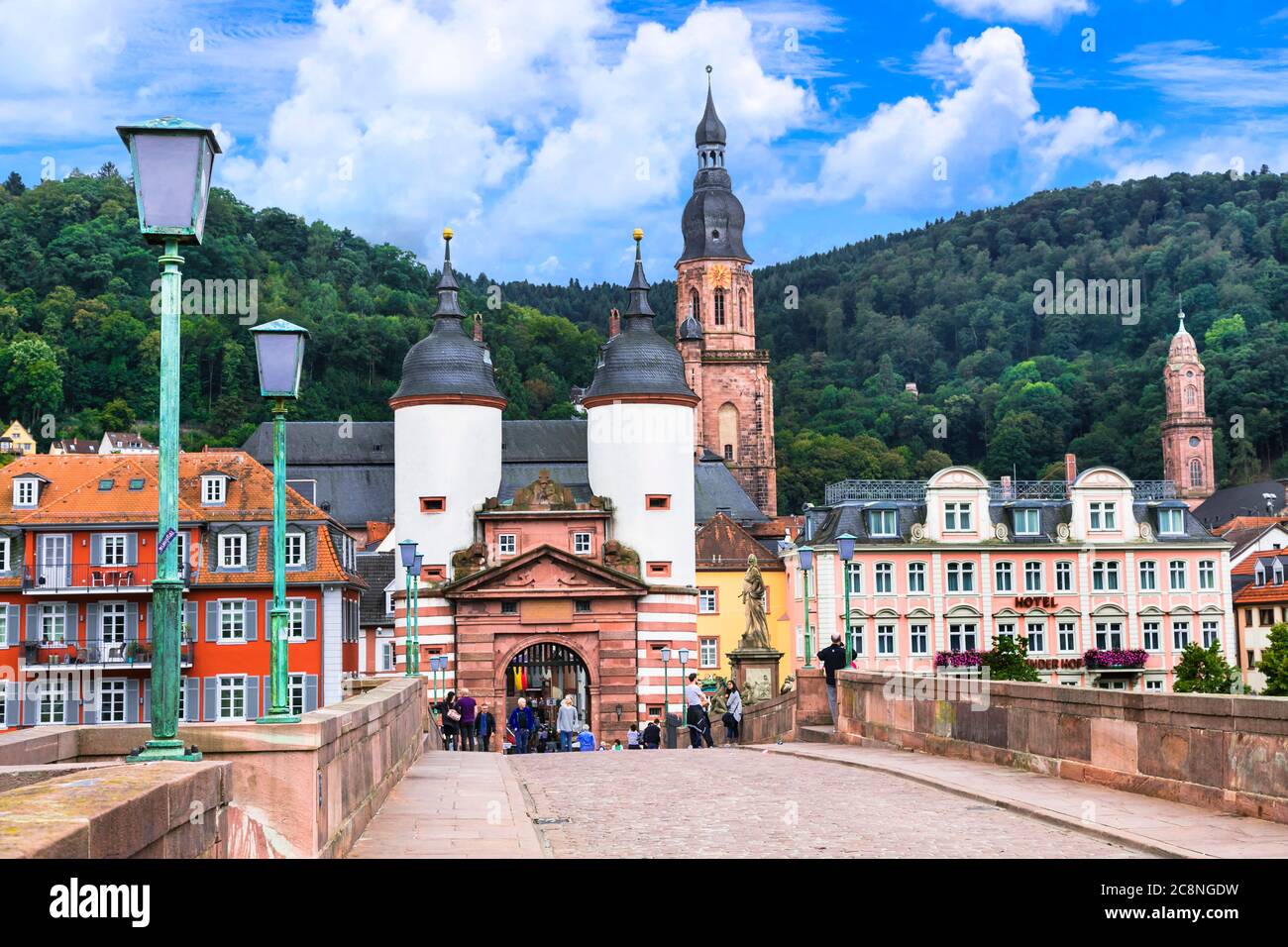 Heidelberg eine der schönsten mittelalterlichen Städte Deutschlands ...