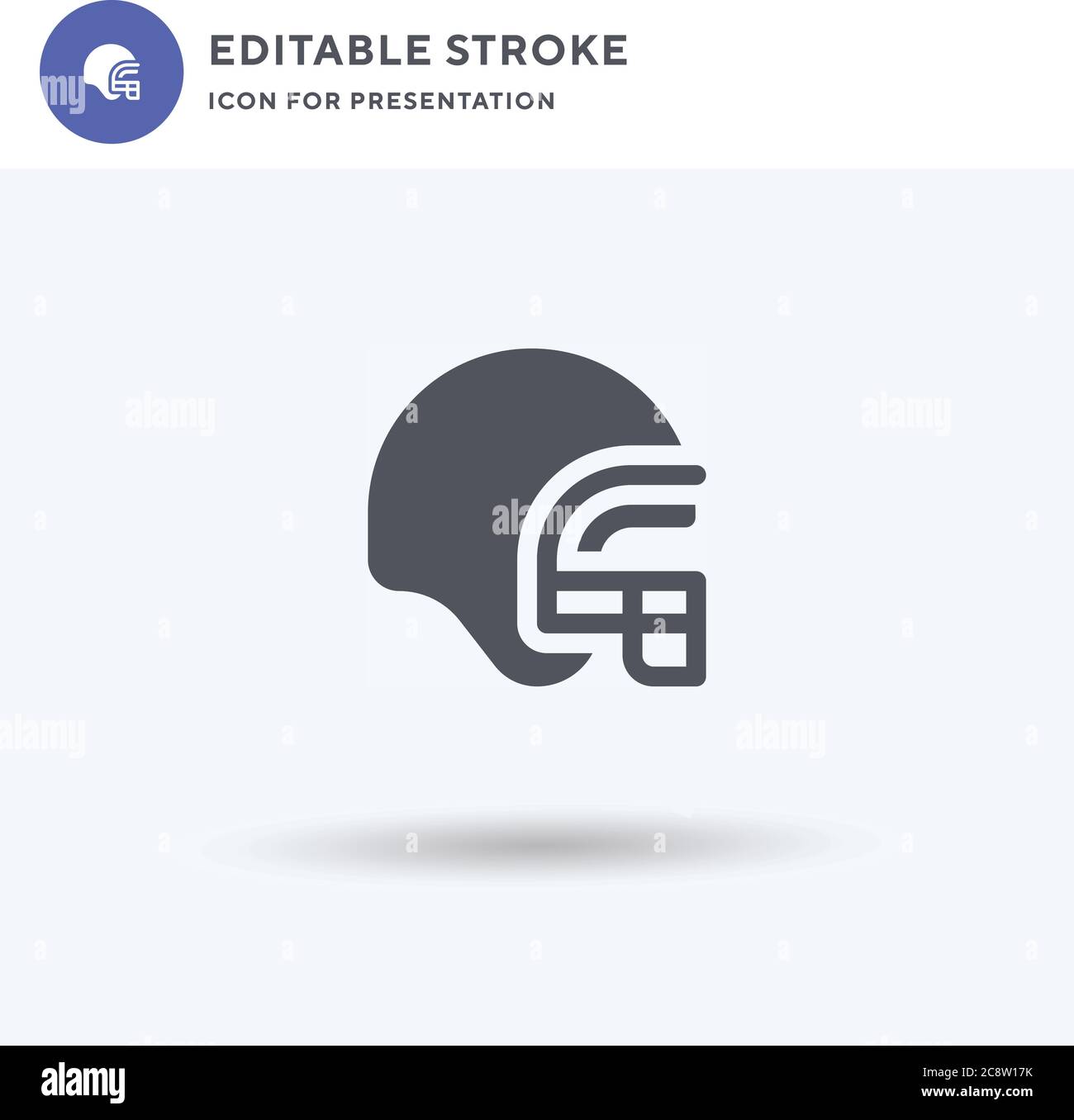 Helm-Symbolvektor, gefülltes flaches Schild, solides Piktogramm ...