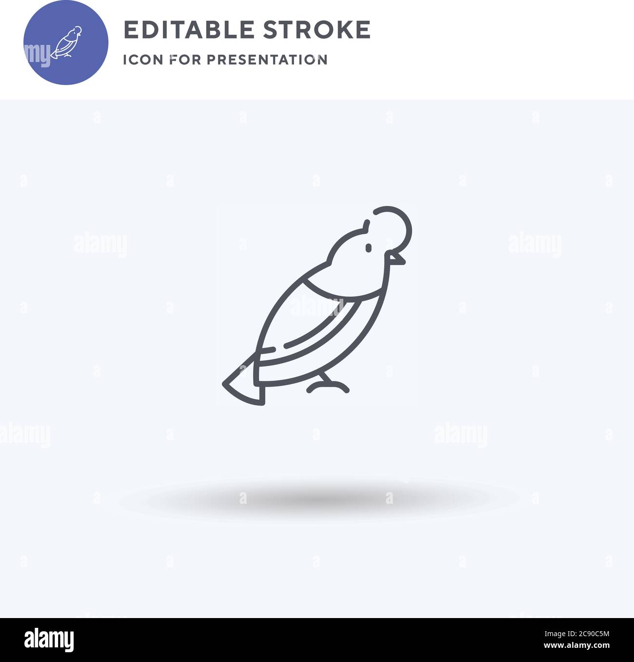 Hahn des Felsens Ikone Vektor, gefülltes flaches Zeichen, solides ...