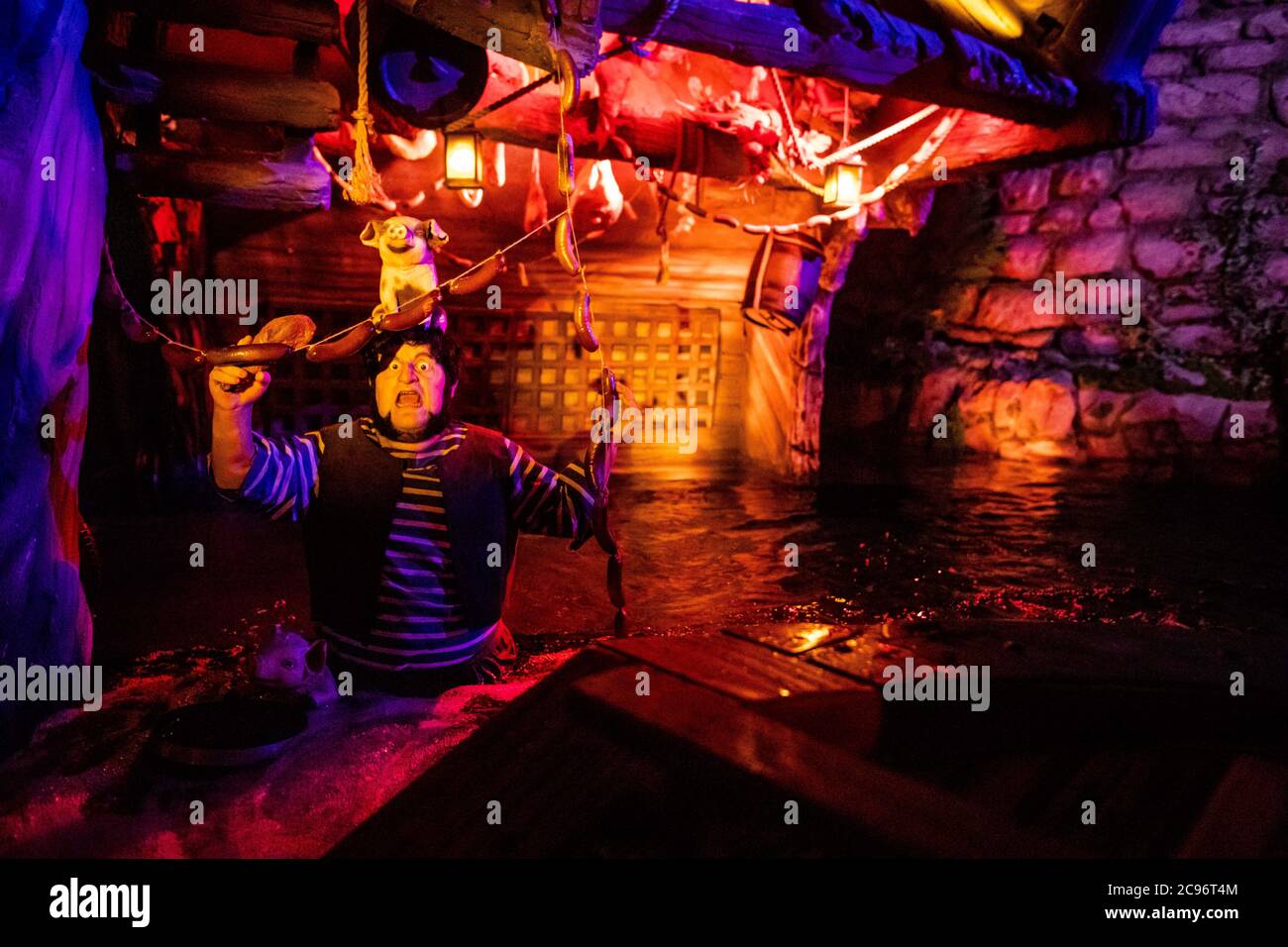 Rust, Deutschland. Juli 2020. Eine animierte Marionette (Animatronics ...