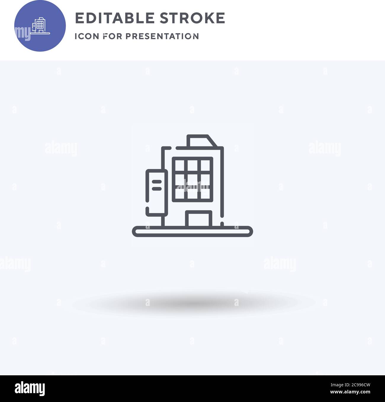 Inn Icon Vektor, gefüllt flaches Zeichen, solides Piktogramm isoliert ...