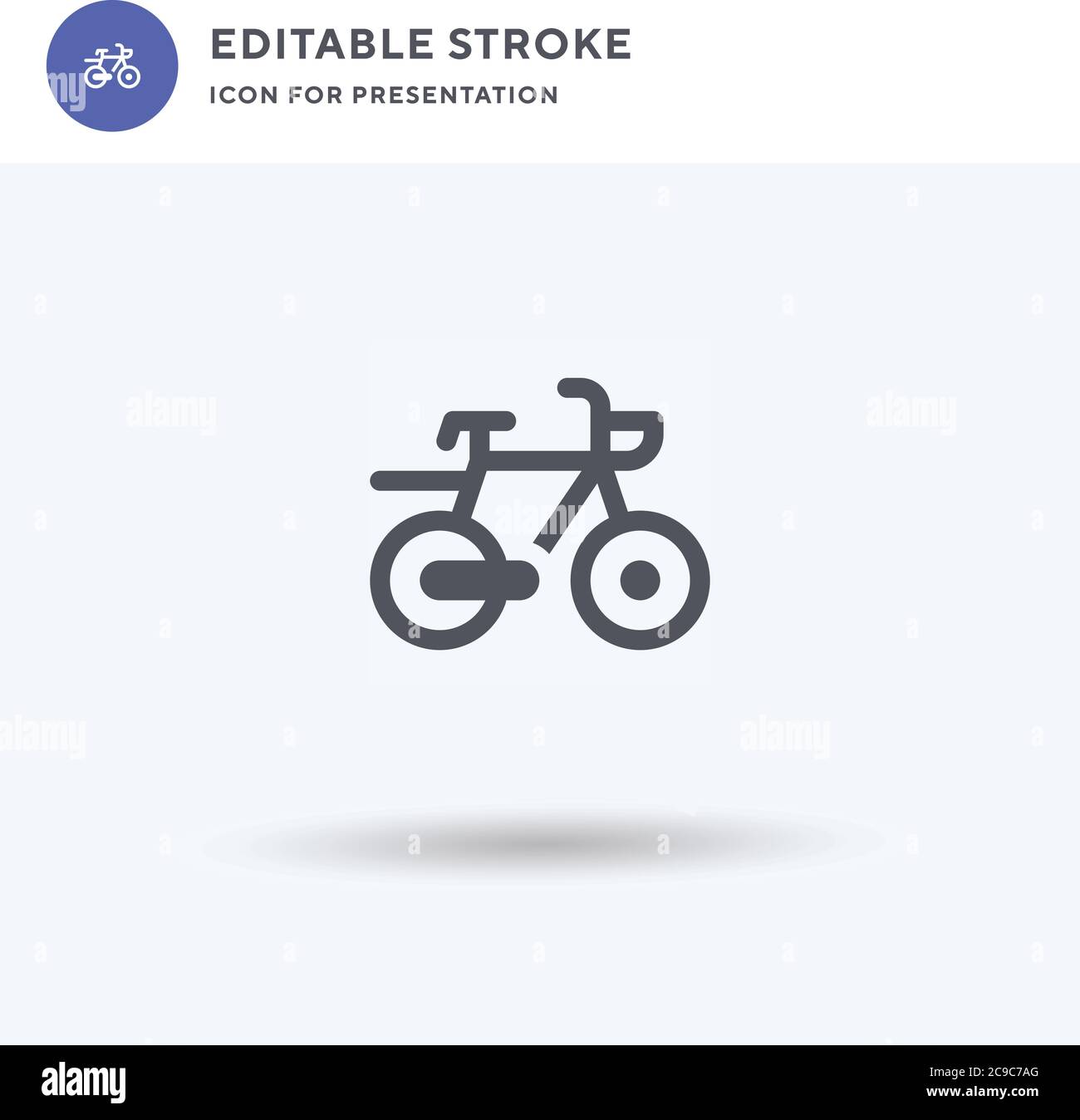 Fahrrad-Symbol-Vektor, gefüllt flache Zeichen, solide Piktogramm ...