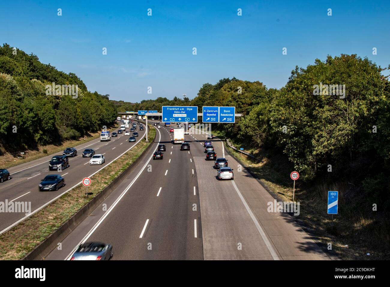 Autobahn Sign Germany Stockfotos und -bilder Kaufen - Alamy