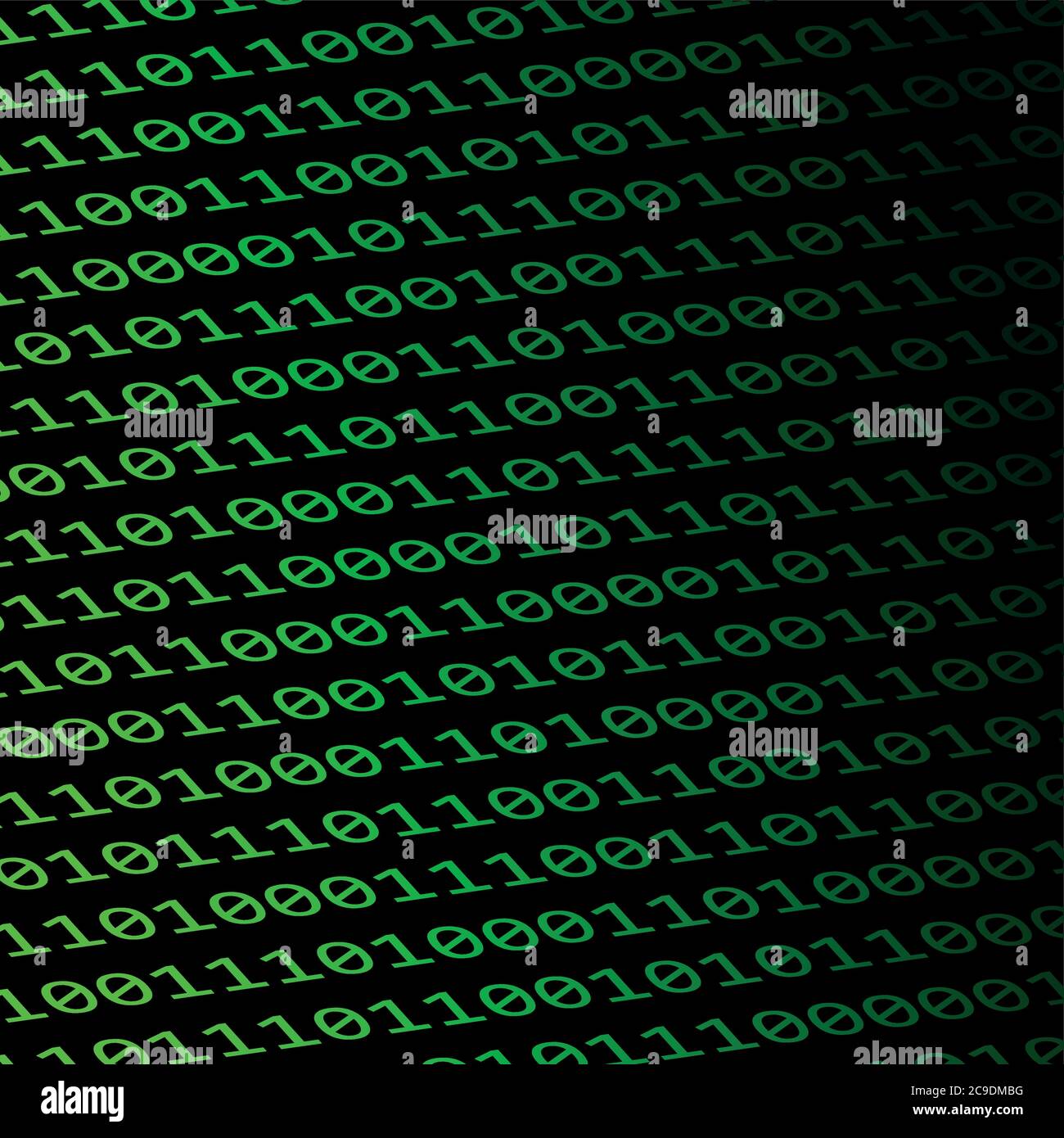 Binary code on screen pattern Stock-Vektorgrafiken kaufen - Alamy