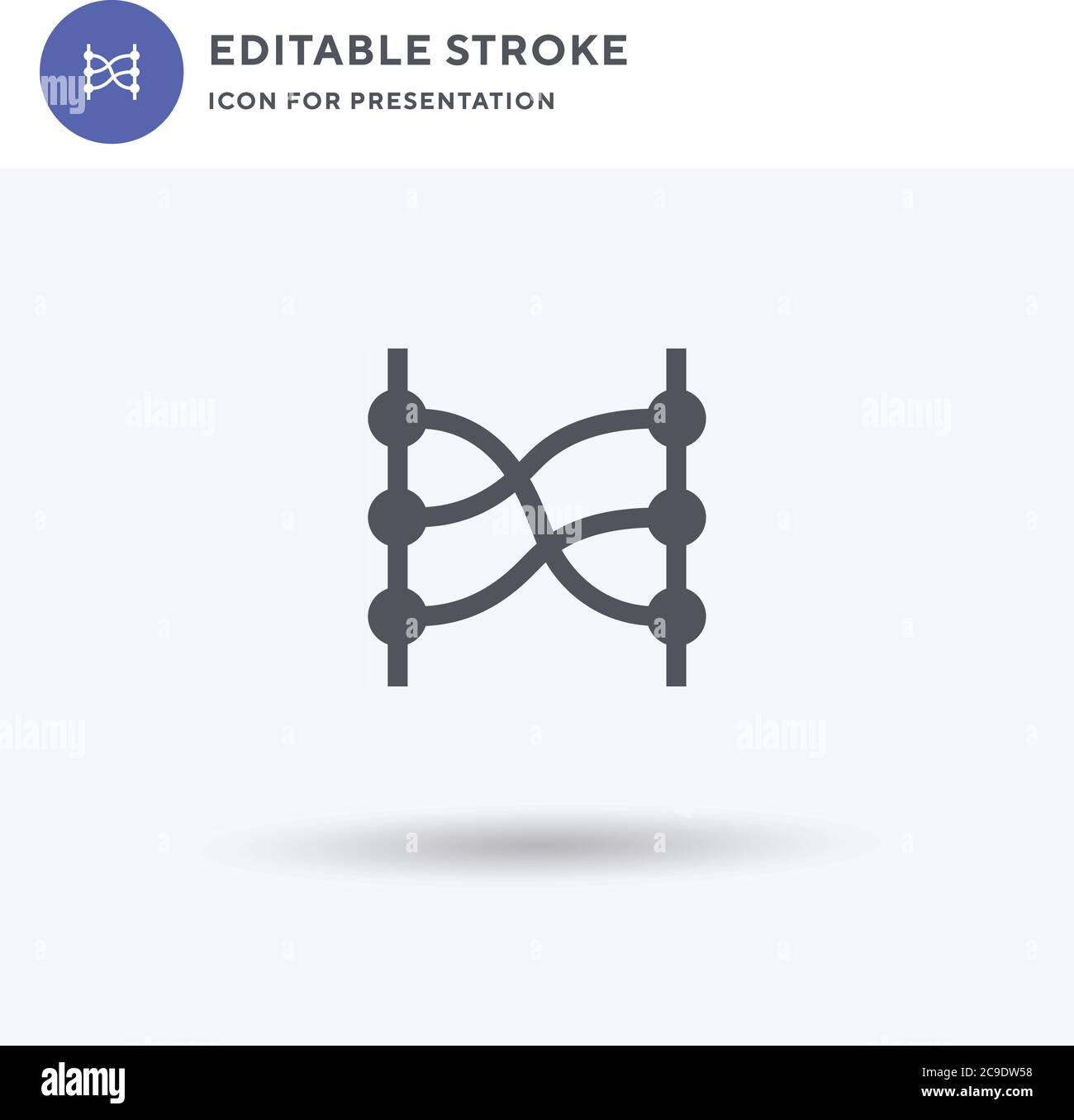 Relationen Symbolvektor, gefülltes flaches Zeichen, solides Piktogramm ...