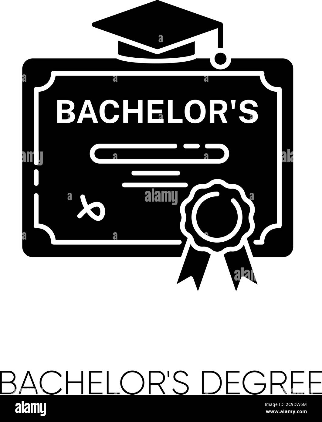 Bachelor logo Schwarzweiß-Stockfotos und -bilder - Alamy