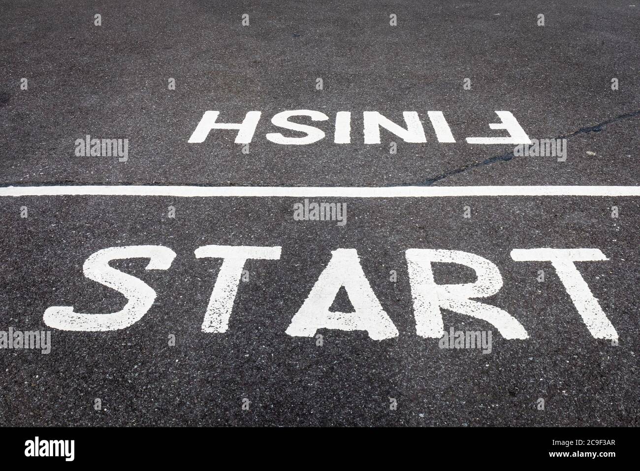 Start und ziel -Fotos und -Bildmaterial in hoher Auflösung – Alamy