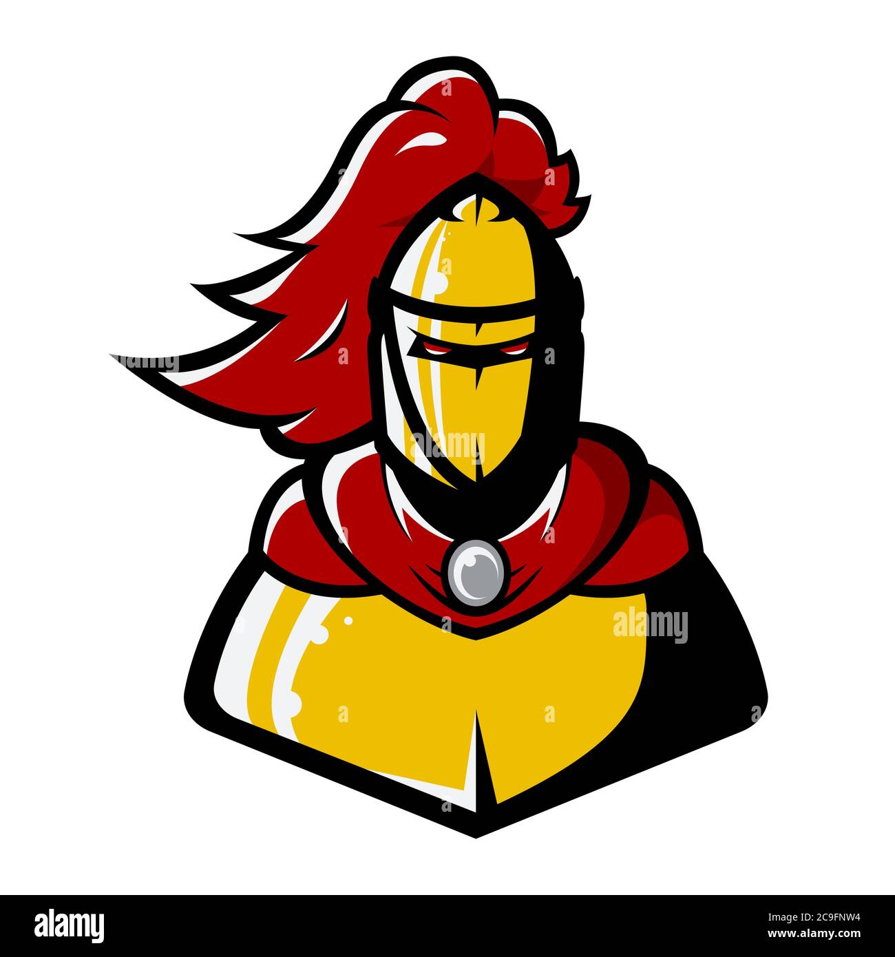 Golden knight Stock-Vektorgrafiken kaufen - Alamy
