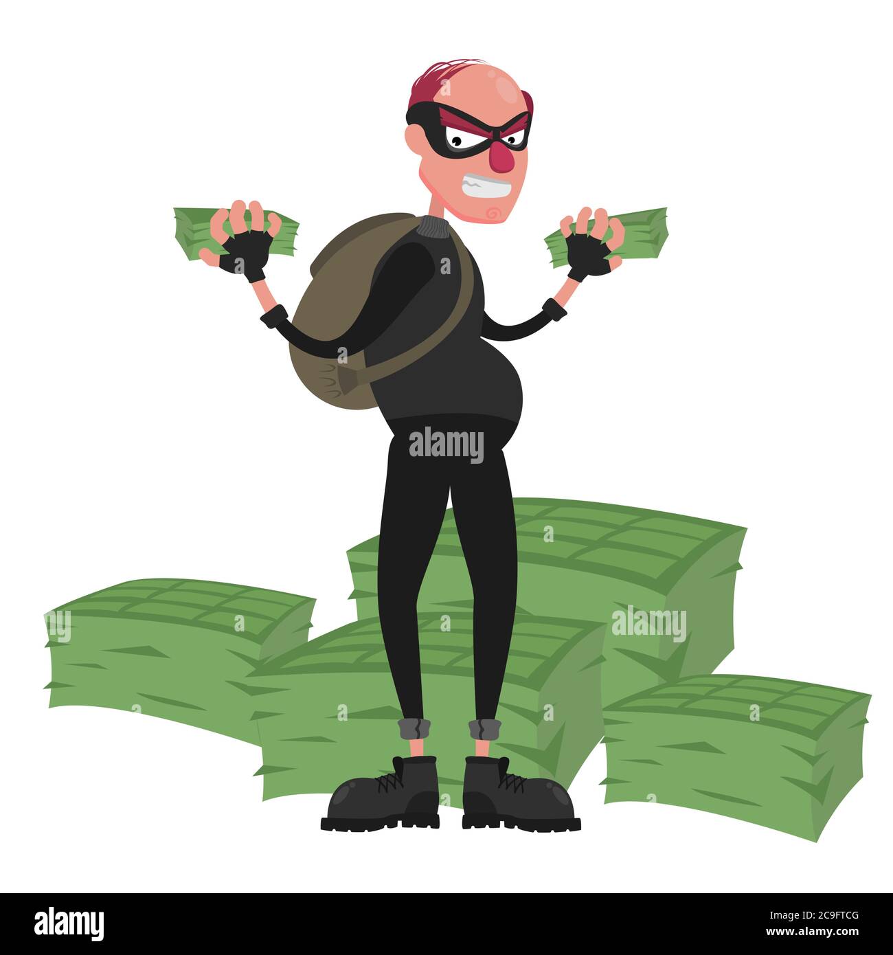 Dieb cartoon Stockfotos und -bilder Kaufen - Seite 2 - Alamy