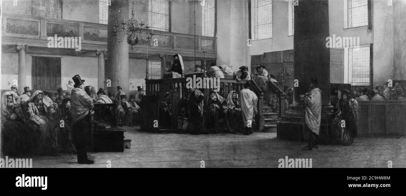 Portugiesische synagoge von amsterdam Schwarzweiß-Stockfotos und ...