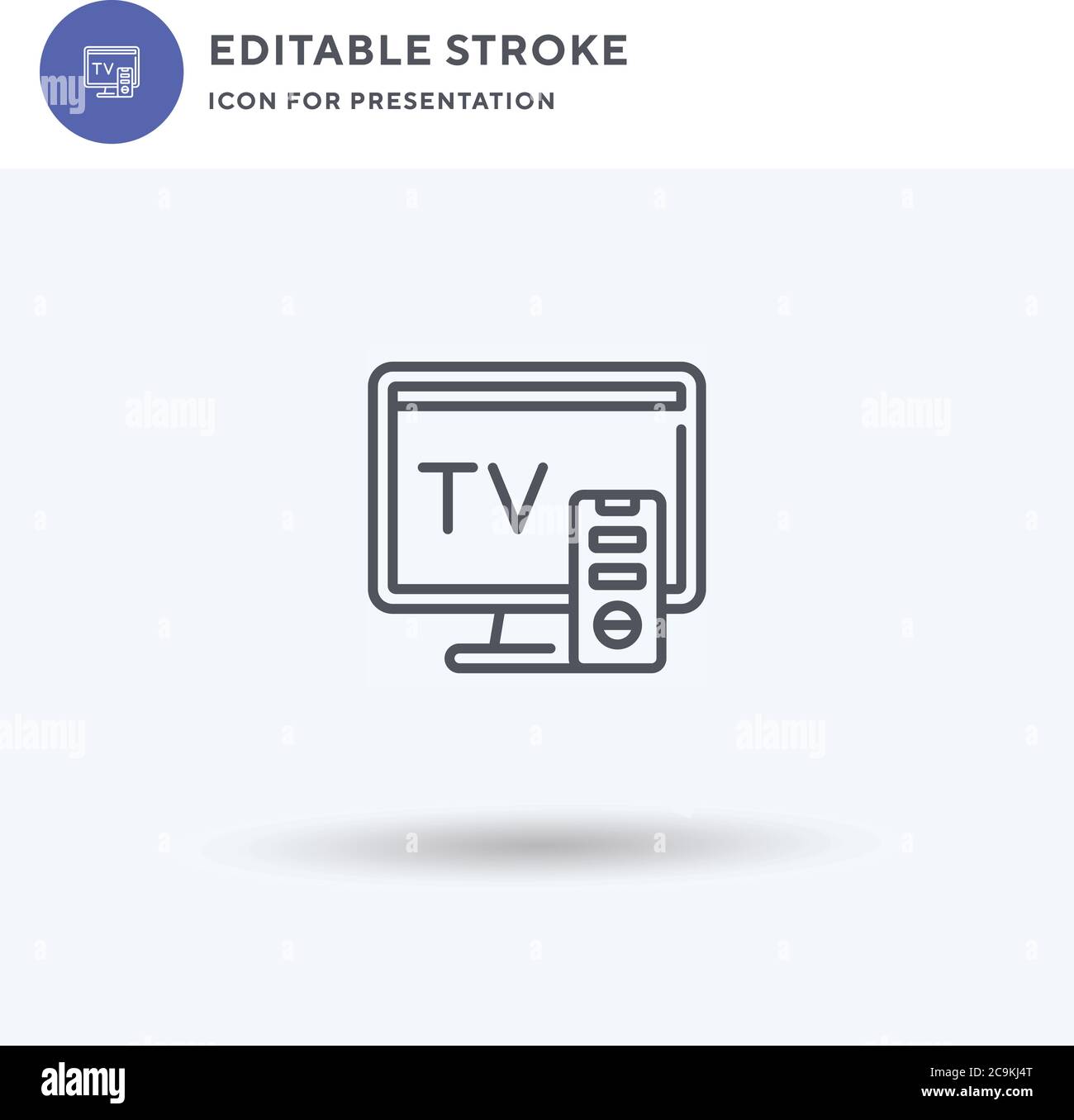 TV-Monitor Symbol Vektor, gefüllt flache Zeichen, solides Piktogramm ...