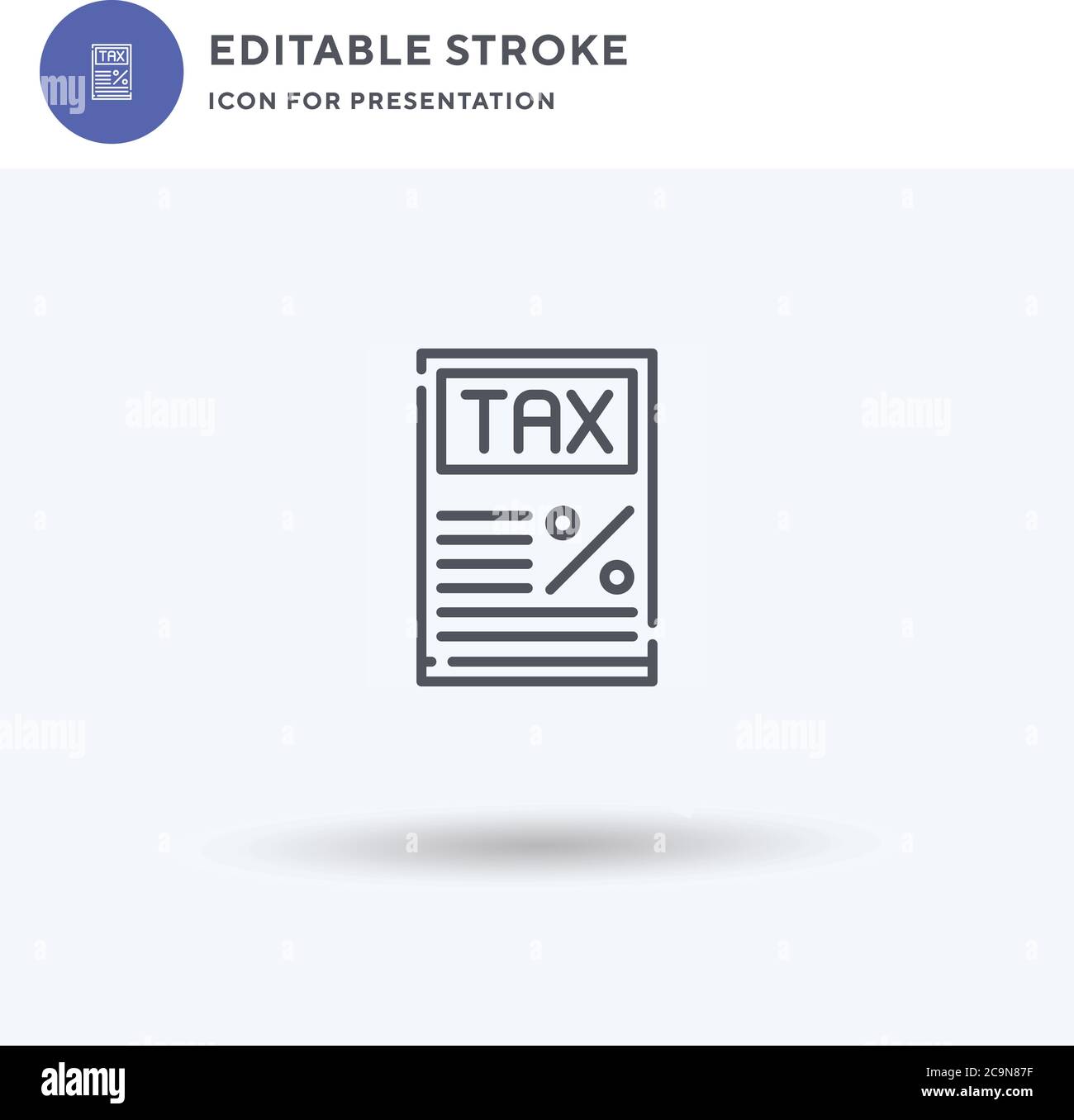 Steuer-Symbol-Vektor, gefüllt flache Zeichen, solide Piktogramm ...