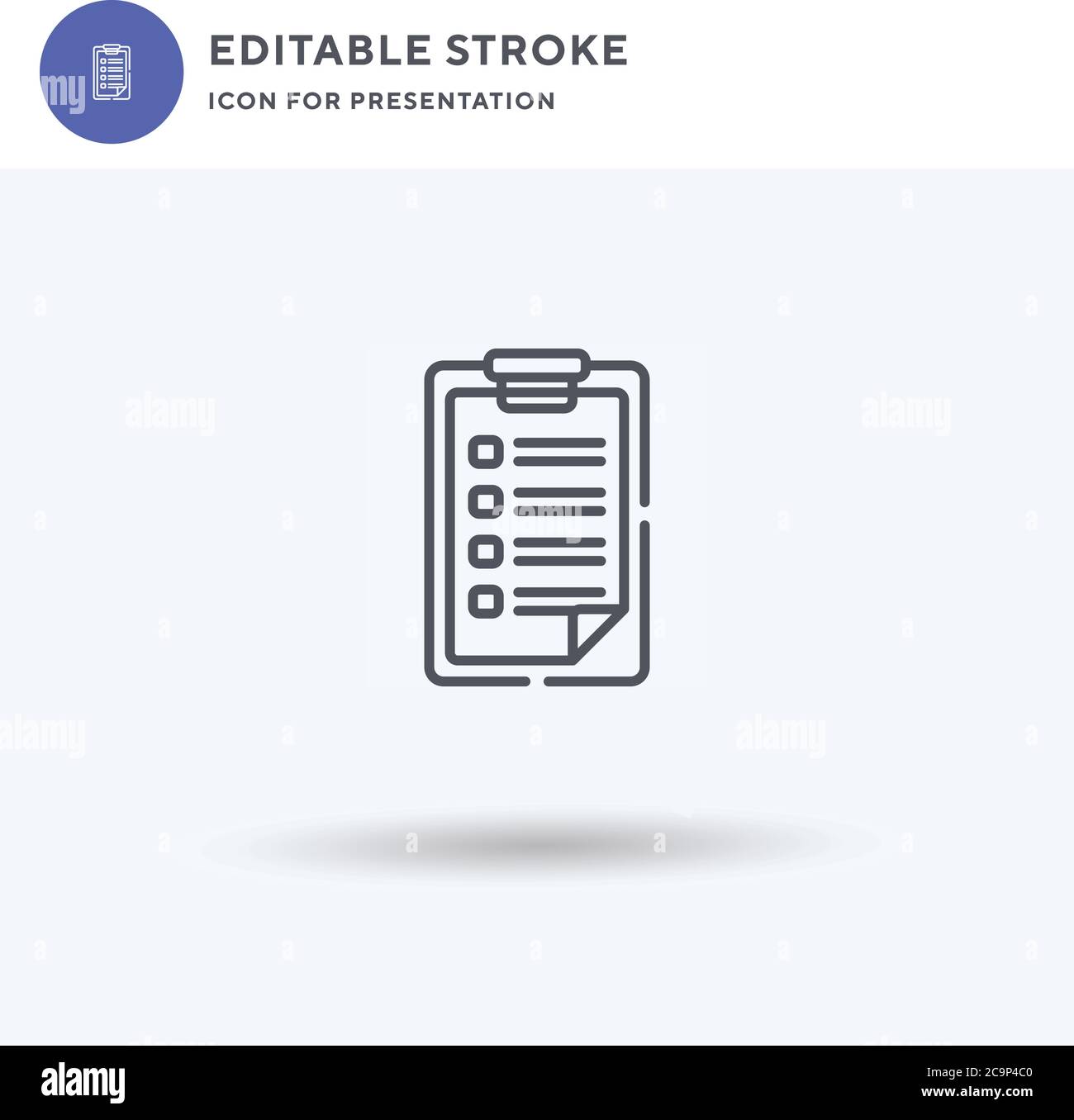 Liste Symbolvektor, gefüllt flache Zeichen, solides Piktogramm isoliert ...