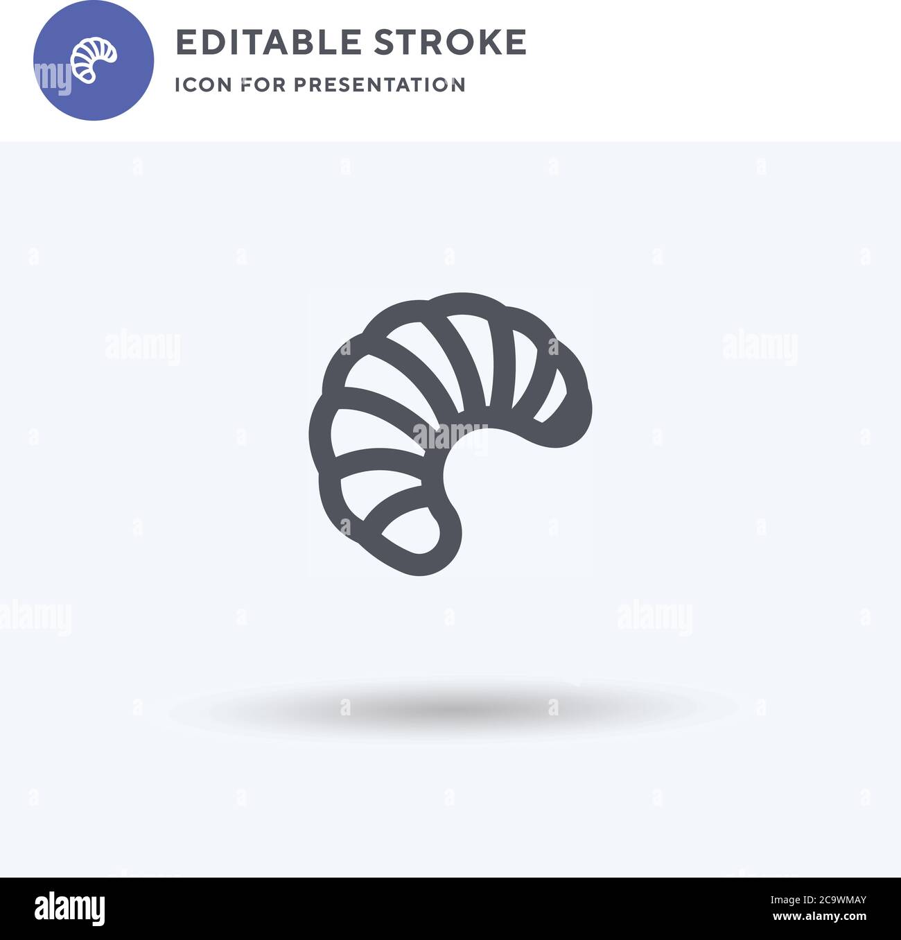 Larven-Symbolvektor, gefülltes flaches Zeichen, solides Piktogramm ...