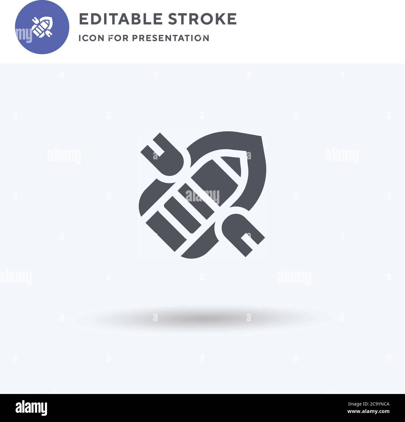 Kanu-Symbolvektor, gefülltes flaches Schild, solides Piktogramm ...