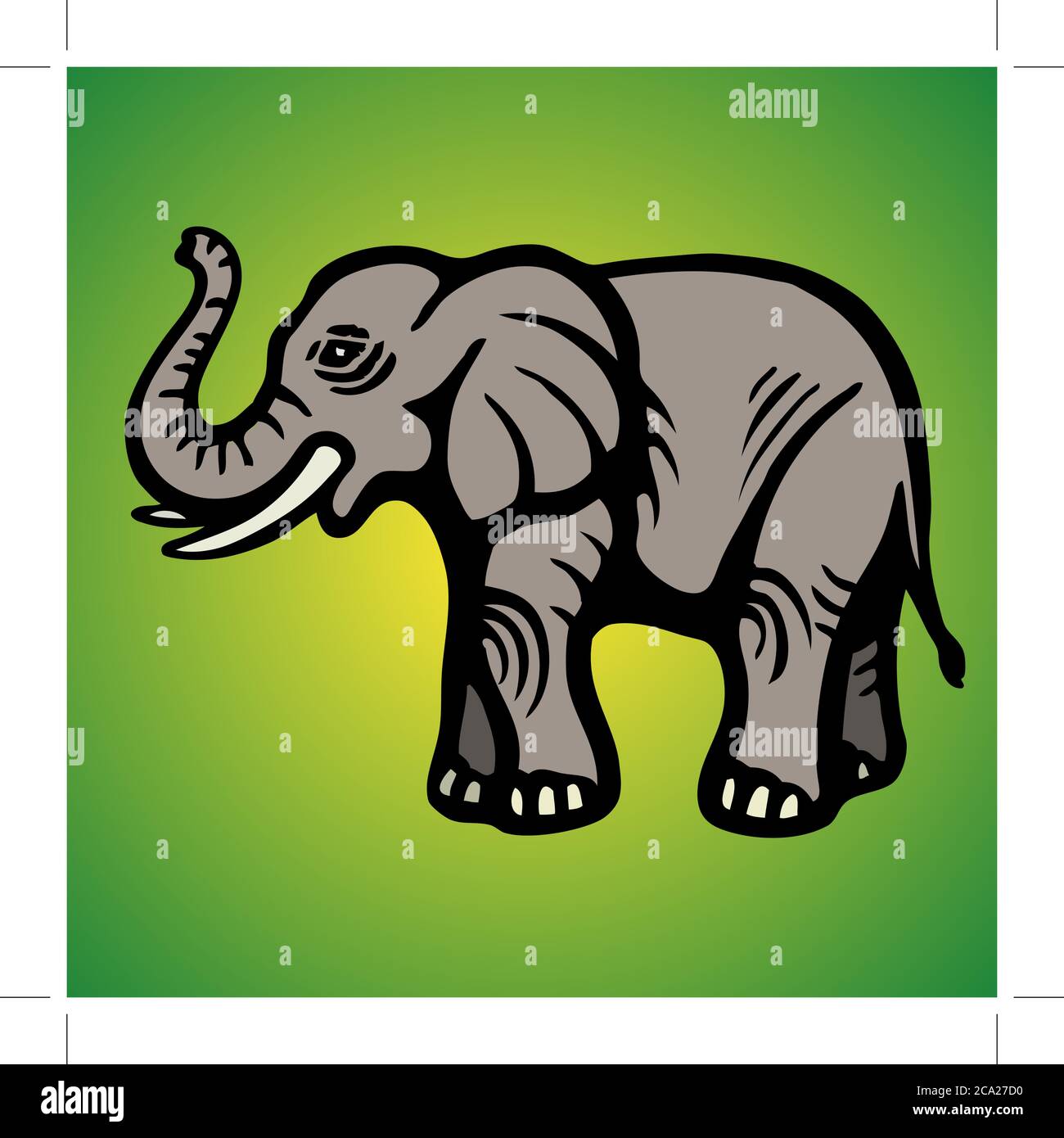 Elefanten feet Stock-Vektorgrafiken kaufen - Alamy