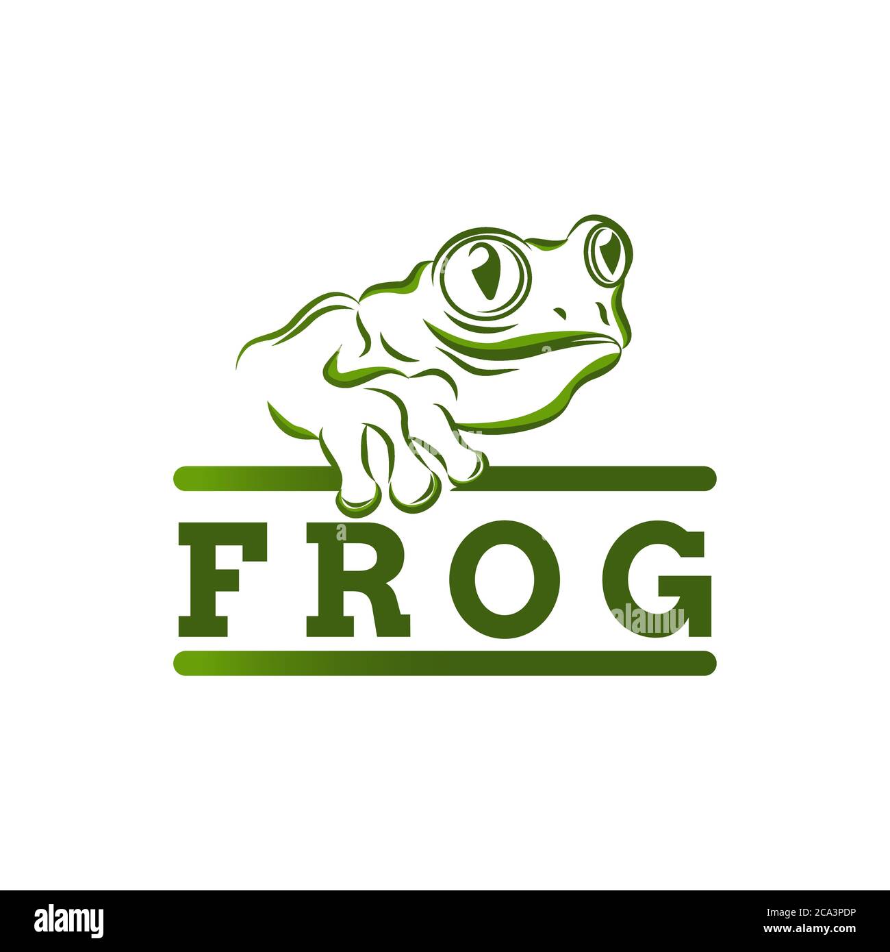 Einfaches frosch logo -Fotos und -Bildmaterial in hoher Auflösung – Alamy