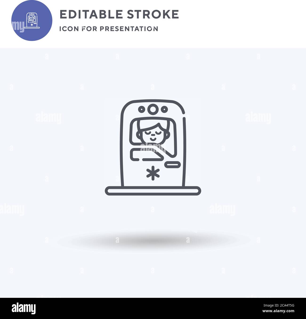 Hibernation Icon Vektor, gefüllt flache Zeichen, solides Piktogramm ...