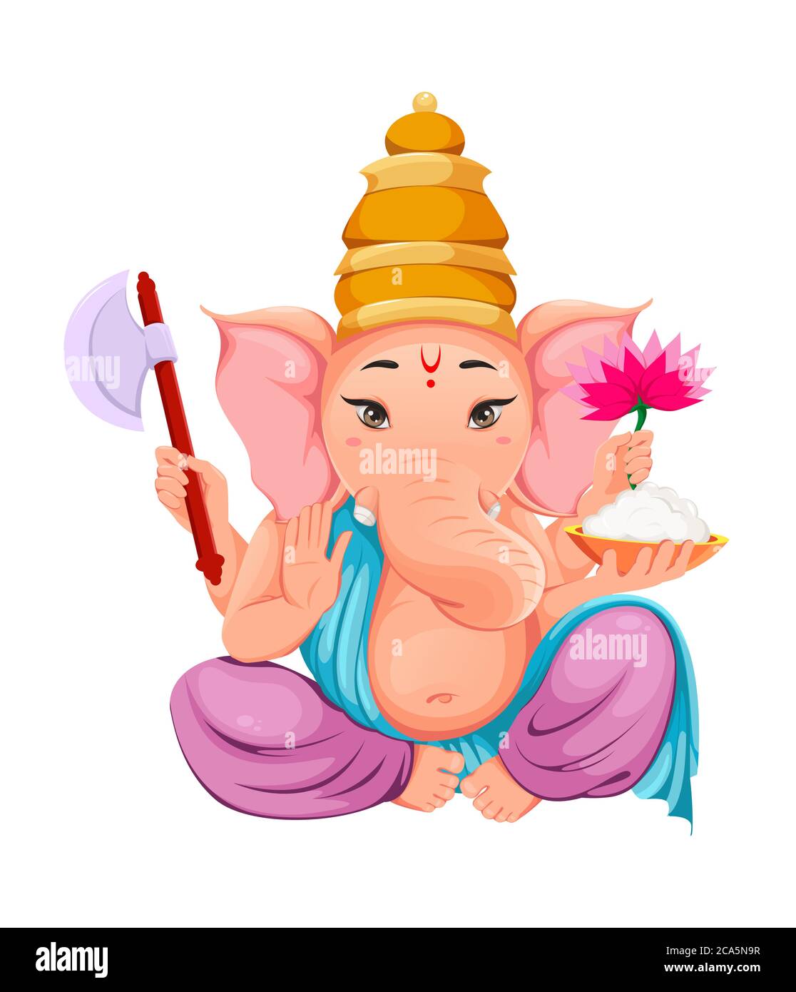 Ganesha malerei Stock-Vektorgrafiken kaufen - Alamy