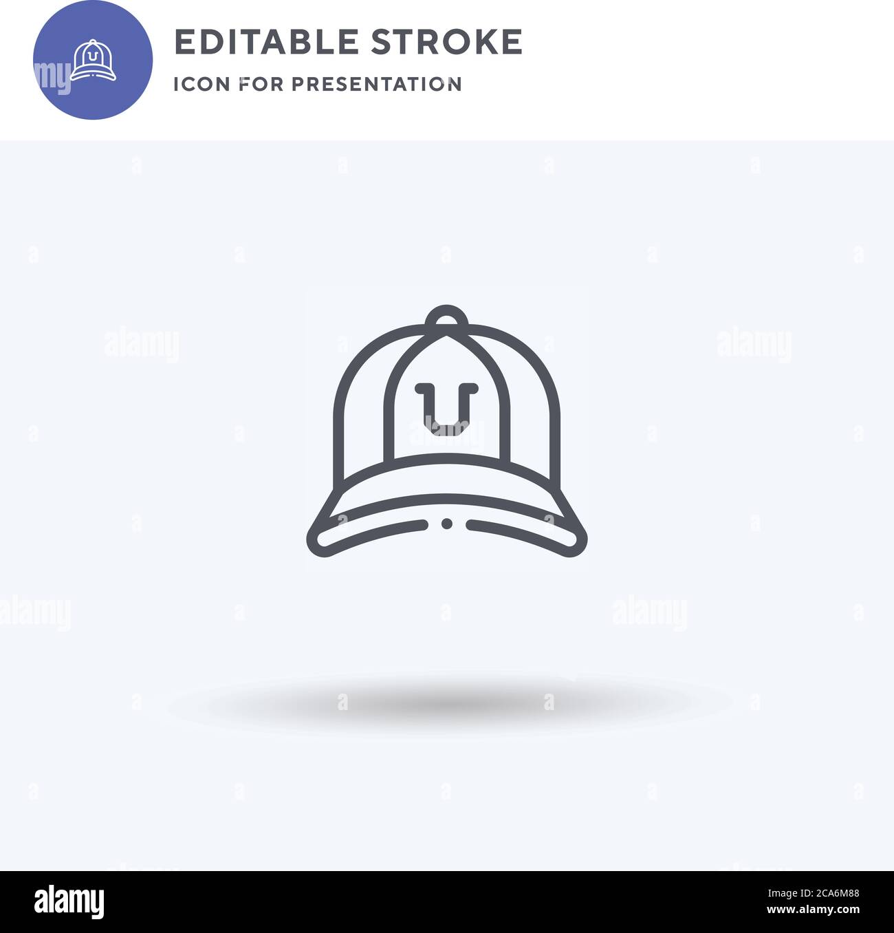 Cap Icon Vektor, gefüllt flache Zeichen, solides Piktogramm isoliert ...