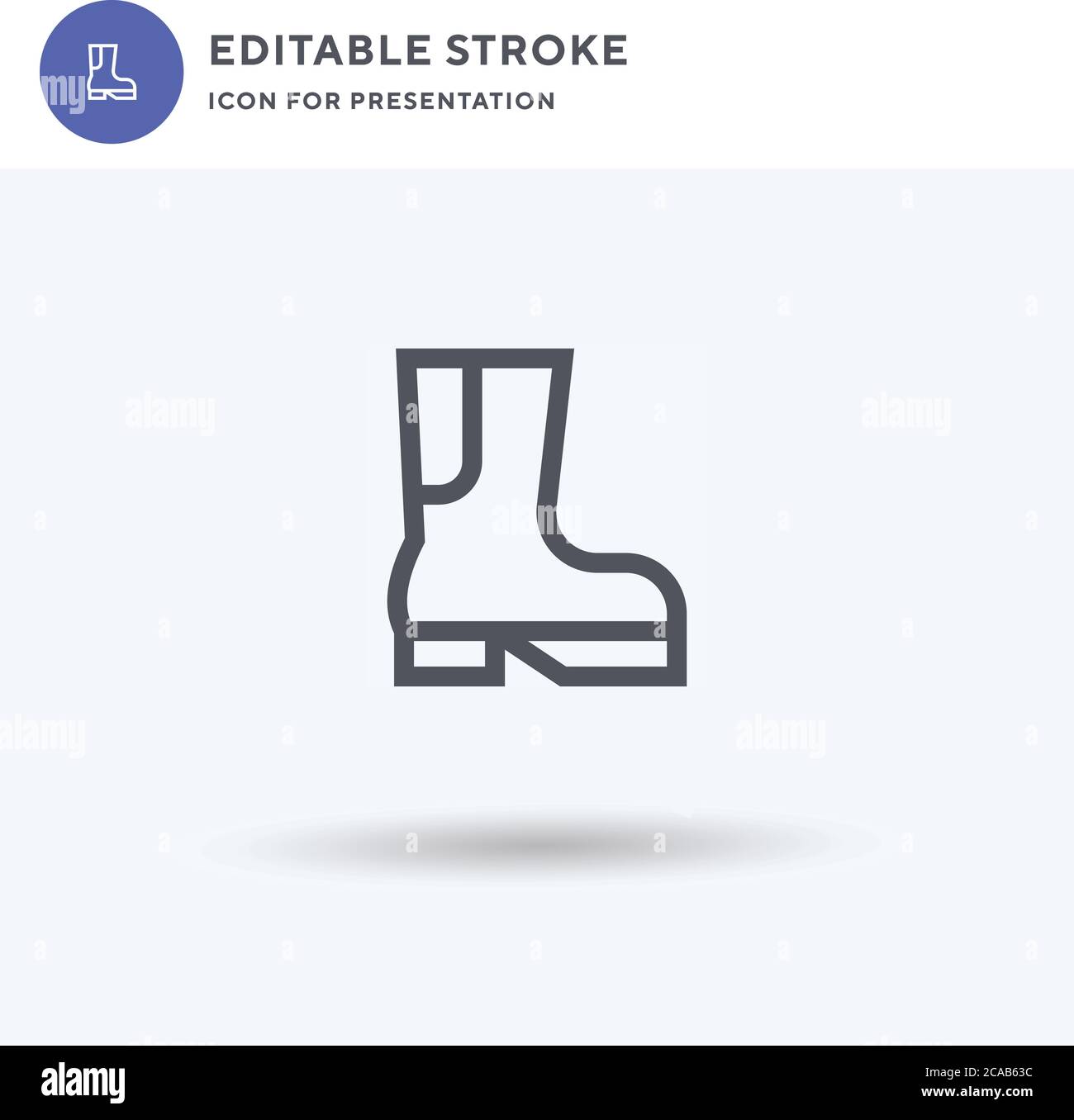 Boot Icon Vektor, gefüllt flache Zeichen, solides Piktogramm isoliert ...