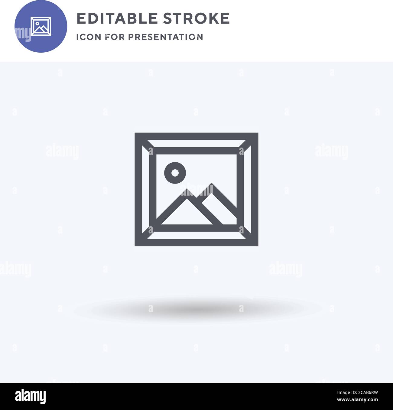 Frame Icon Vektor, gefüllt flache Zeichen, solides Piktogramm isoliert ...