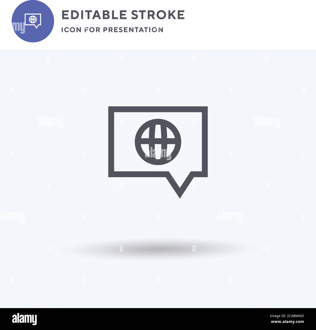 Sprachen Symbolvektor, gefülltes flaches Zeichen, solides Piktogramm ...