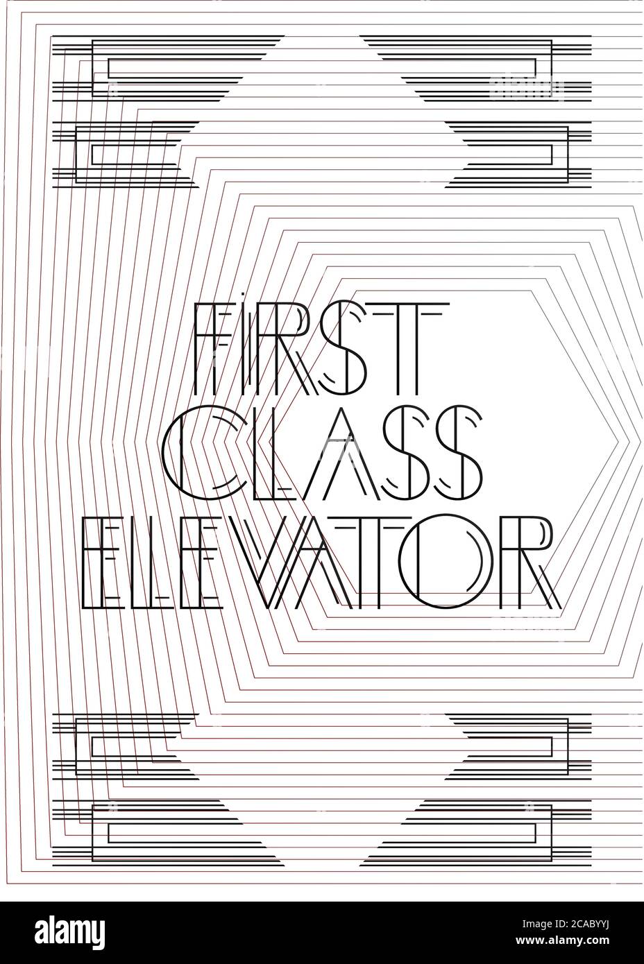 Elevator door vintage Stock-Vektorgrafiken kaufen - Alamy