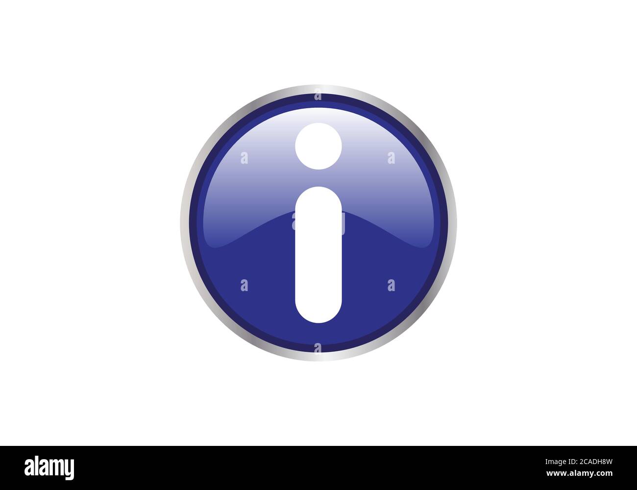 Vektordarstellung für Informationssymbole. Info einfaches Zeichen ...