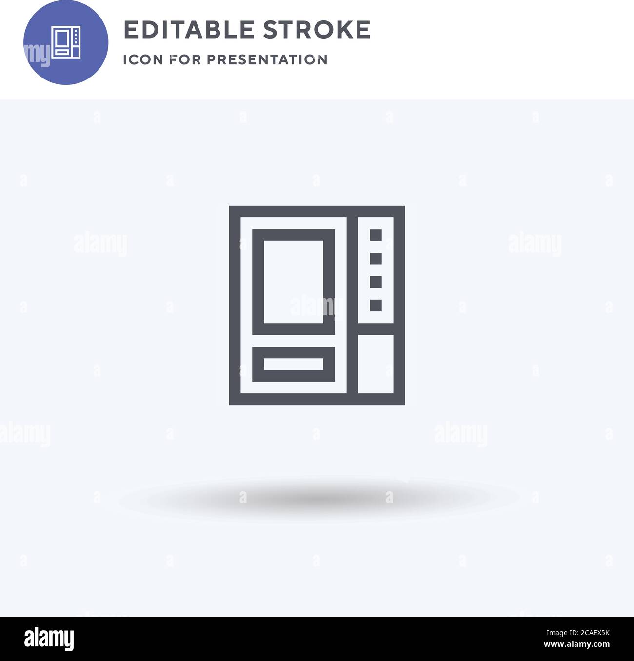 Automat Icon Vektor, gefüllt flaches Zeichen, solides Piktogramm ...