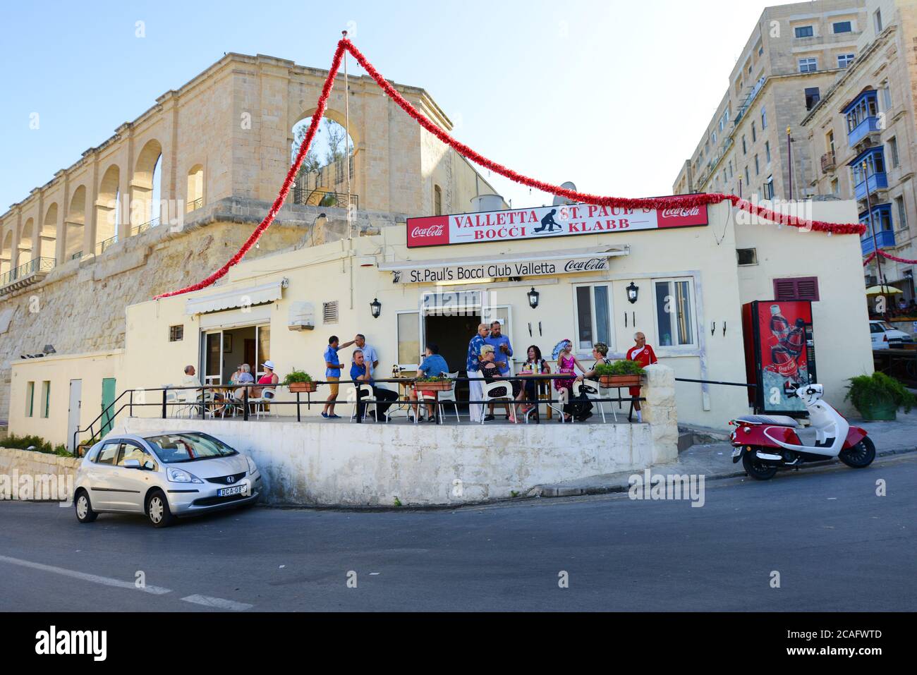 Die Bell Valletta St. Pauls B.K unter den unteren Barrakka Gärten in ...