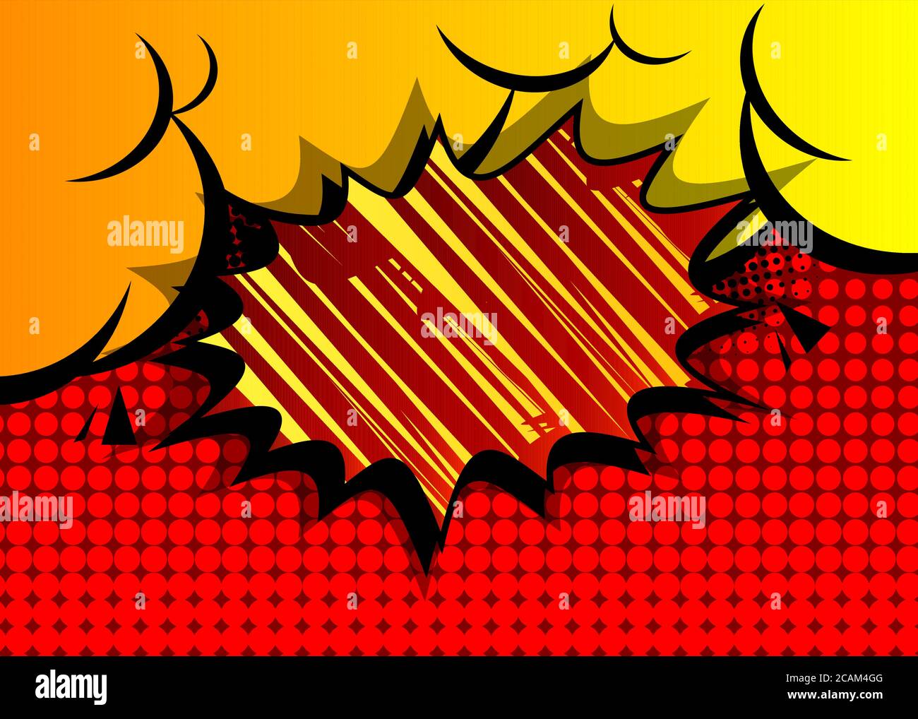 Cartoon-Design farbigen Hintergrund. Comic-Hintergrund Illustration ...