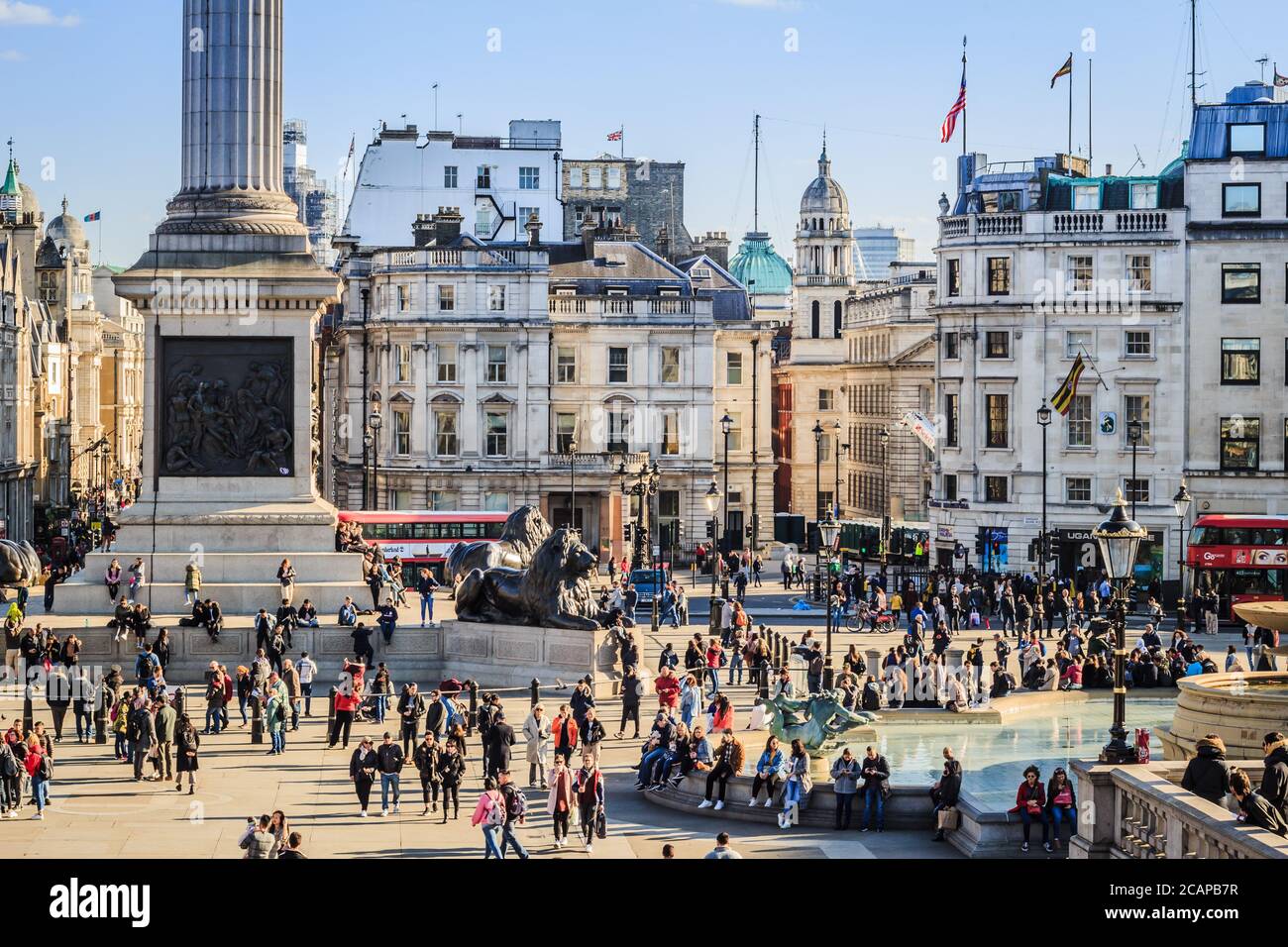 Auf Dem Trafalgar Square Das Haus Stockfotos und -bilder Kaufen - Alamy