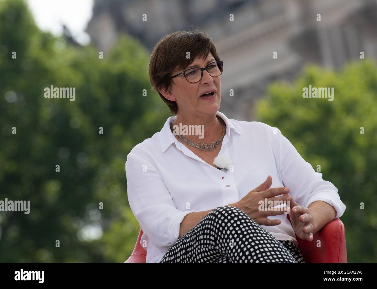 Berlin, Deutschland. August 2020. Die Bundestagsvorsitzende der SPD ...