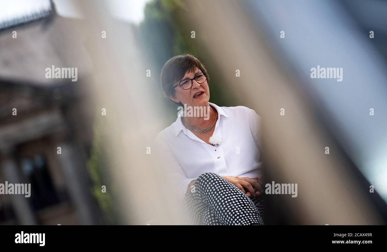 Berlin, Deutschland. August 2020. Die Bundestagsvorsitzende der SPD ...