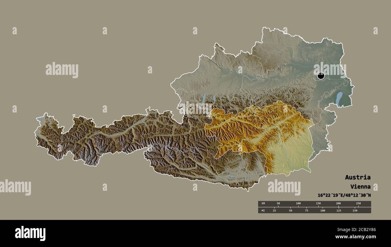 Steiermark karte 3d -Fotos und -Bildmaterial in hoher Auflösung – Alamy