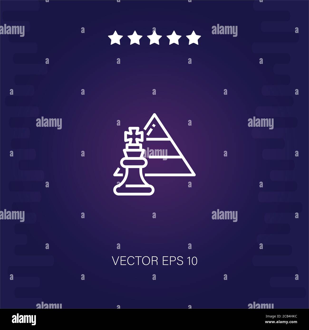 Strategische Vektor-Symbol Moderne Illustration Stock-Vektorgrafik - Alamy